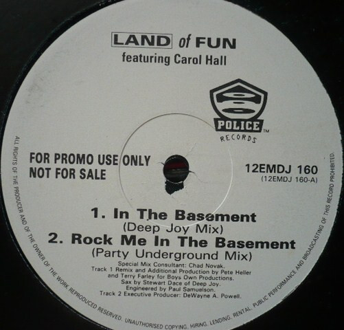 Land Of Fun / Carol Hall In The Basement Vinyl - Discrepancy Records