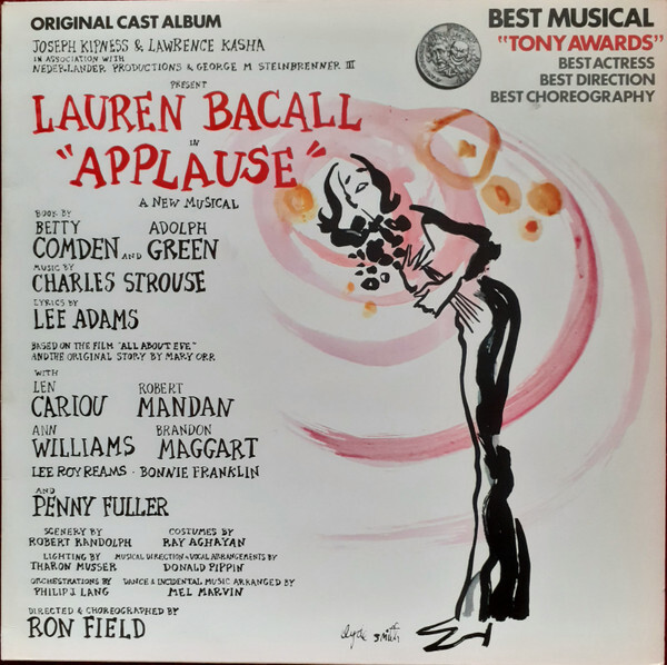 Charles Strouse / Lee Adams (2) / Lauren Bacall Applause (Original ...