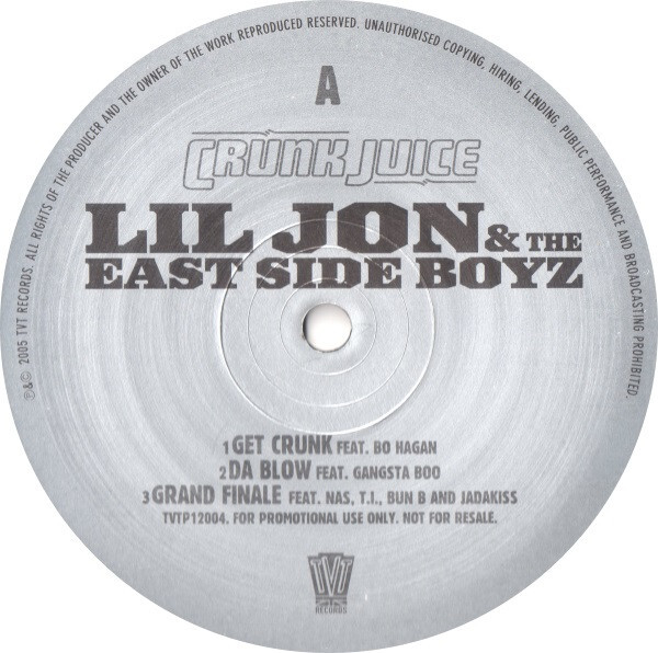 Lil' Jon & The East Side Boyz Crunk Juice Vinyl - Discrepancy Records
