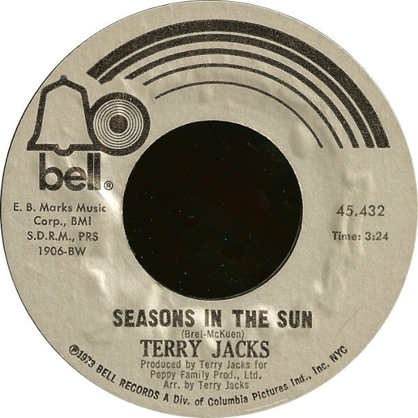 Terry Jacks Seasons In The Sun / Put The Bone In Vinyl - Discrepancy ...
