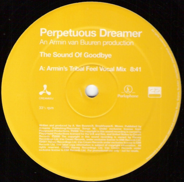 Perpetuous Dreamer The Sound Of Goodbye Vinyl - Discrepancy Records